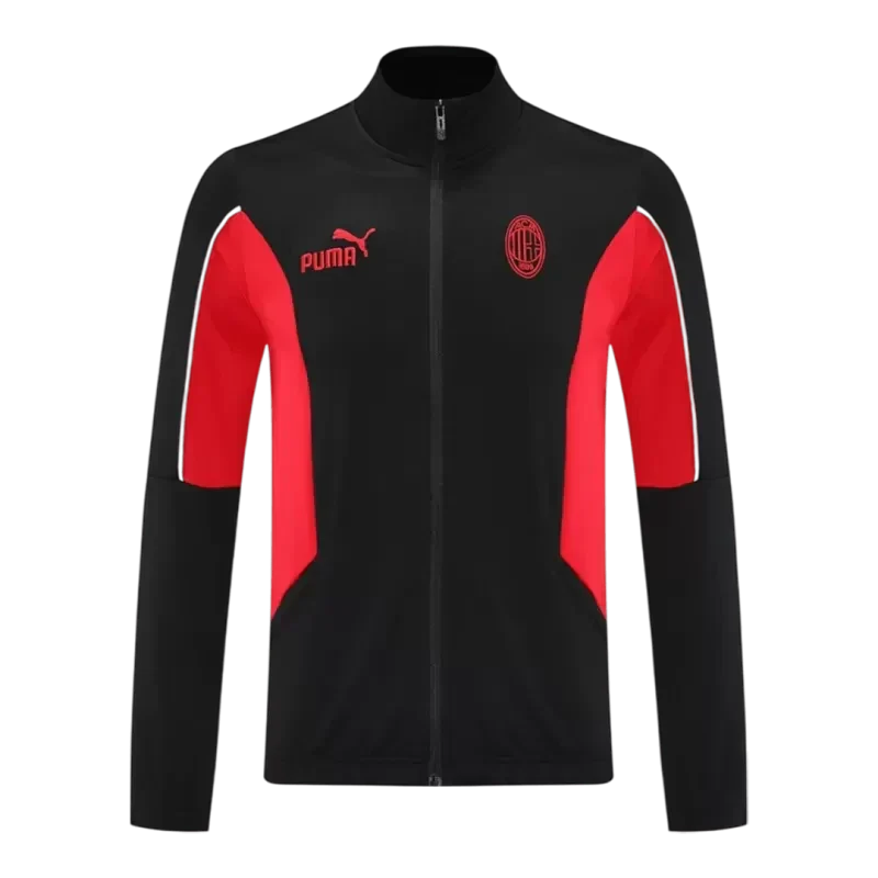 Kurtka treningowa AC Milan 2025/26 - czarna – Top Koszulki Pilka Sklep